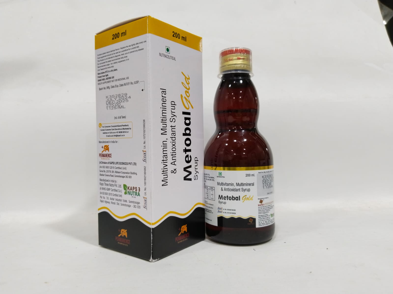 METOBAL GOLD Syrup » Kaps3